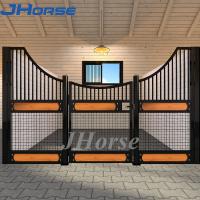 China OEM ODM Modular Horse Stall Kits , Equine Stall Fronts Bamboo / Pine Wood for sale