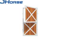 China Prefabricated Bamboo Wood Horse Stable Stall Panel and Fronts for sale