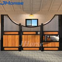 China Portable European Horse Stalls Outdoor Hot Dipped Galvanized With Swing Door for sale