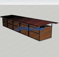 China Nice Partitions Bamboo Horse Stable Equine Stall System In Massachusetts for sale