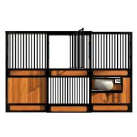 China Indoor Safety Horse Stalls Horse Stables with swing doors or sliding door for sale