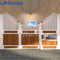 China 2.2m Height Box Stable European Horse Stalls Equestrian Doors Equine Fronts for sale