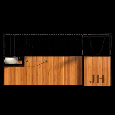China High Quality Bamboo door Horse Stables  hot galvanized steel for sale