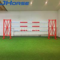 China Red Fashionable Horse Jumps Equipment With Protection for sale
