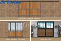 China Customize Design European Style Horse Stall Stable with bamboo wood for sale