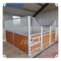 China Customizable Horse Stable Box In White Powder Coated Sliding Or Swing Door for sale