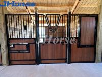 China Customizable Horse Stable Box Standard Front Safety Horse Stall Equipment Equestrian for sale