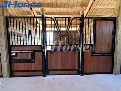 China Customizable Horse Stable Box Standard Front Safety Horse Stall Equipment Equestrian for sale