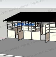 China Efficiently Horse Stable Box Heavy Duty Barrel Hinges Horse Equipment Stall for sale