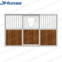 China Powder Coated Horse Stall Panels , Portable Stall Doors For Horse Barns for sale