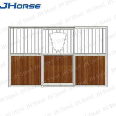 China Powder Coated Horse Stall Panels , Portable Stall Doors For Horse Barns for sale