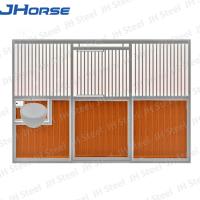 China High quality fancy horse stable swing front door in black coating for sale