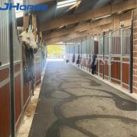 China Hot Dip Galvanized European Horse Stalls Light Steel Frame Outdoor for sale