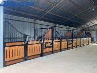 China Powder Coated Euro Horse Stalls Customizable Construction for sale