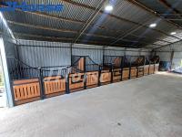China Pine Wood European Horse Stalls Portable Indoor for sale
