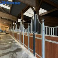 China Welded Weave Horse Stall Fronts Custom With Roof for sale