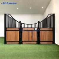 China Weatherproof Euro Horse Stalls Galvanized Steel Frame for sale