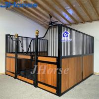 China Indoor 2.25m Premade Horse Stalls Steel Build Design Portable Temporary Galvanized for sale