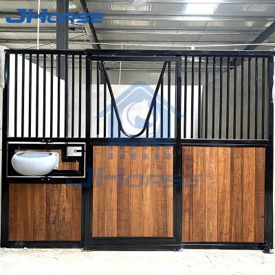 China Simple Install Horse Stable Stall Fronts Strength Beautiful Practical Frame Core Components for sale