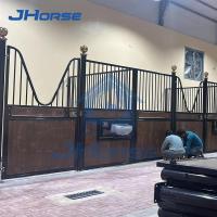 China Weatherproof European Horse Stalls For Farms Pine Or Plastic Wood And Durable Design for sale