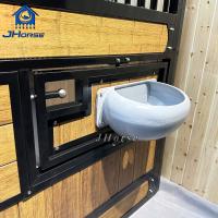 China 8ft X 8ft Powder Coated Horse Stall Front Panels With Pvc Board for sale