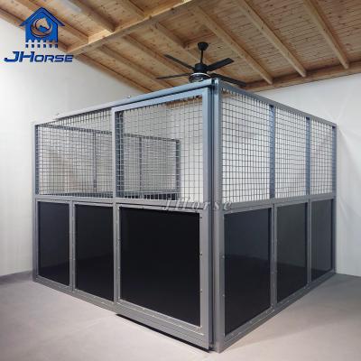 China 10ft 12ft Portable Horse Stall Panels Steel Temporary Customized Economical Aluminum for sale