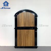 China Hot Dip Galvanized Or Gal Powder Coated Horse Barn Door Brown Weather Resistance for sale