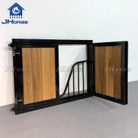 China Bamboo Fill In Wood Type Horse Stable Barn Windows In Brown For Horse Barn for sale