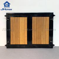 China Bamboo Fill In Wood Type Horse Stable Barn Windows In Brown For Horse Barn for sale