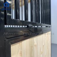 China Indoor Portable Wood Pine Horse Stable Sliding Door Horse Stall Panels for sale