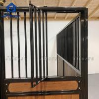 China Customized Color European Horse Stalls Welded Horse Stable Fronts Panels Swing Or Sliding Door for sale