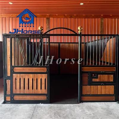 China Create A Safe Comfortable Environment  Horse Stall Fronts With Bamboo Or Pine Wood Material for sale