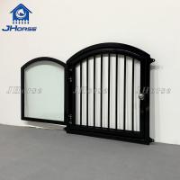 China Customized Durability Horse Barn Windows In Brown Finish Swinging Or Sliding Gates Available for sale