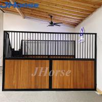 China Customized Steel Bamboo portable horse stables Powder Coated Bamboo Fill In Wood for sale