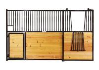 China Low Front Custom Horse Stables Panel 3m * 3m * 2.2m Thick Bamboo Board for sale