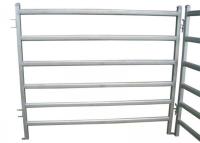 China Feedlot Horse Corral Panels With Gates Clamps Connectors Safety Guarantee for sale
