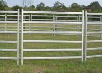 China 6 Bar Demountable Horse Round Yard Panels Security Portable Round Pen for sale