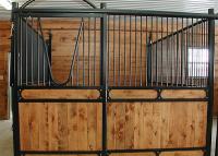 China Ultimate Modular Horse Stall Fronts Bamboo / Pine Infill Option Avaliable OEM for sale