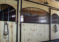 China Prefab Steel Horse Stall Fronts For One Two Four Equestrian Barns for sale