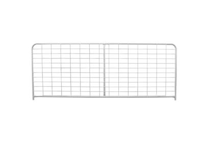 China Wire Mesh Farm Gates , 32mm O.D 2mm Pipe Wall Thickness Metal Field Gates for sale