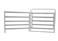 China Rigid Lightweight Farm Cattle Panels Stand Alone Type Green Painting for sale