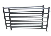 China Two W Square Portable Yard Panels , Stable Tubing Rail Cattle Rail Panels for sale