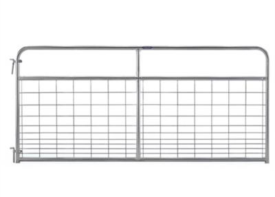 China Power Coating Steel Farm Gates 3.0mm - 5.0mm Wire Diameter 25NB Pipe Frame for sale