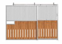 China Movable Sliding Horse Stall Doors Hot Dip Galvanized Finish Surface for sale
