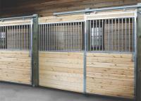 China Indoor Portable Steel Tube Metal Horse Stable Fence Panel With Sliding for sale
