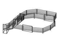 China 1.8x2.1m Low Carbon Steel Cattle Yard Panels CE for sale