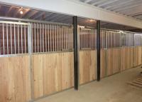 China Bamboo Panel Horse Stall Fronts Temporary Horse Stables In Galvanized for sale