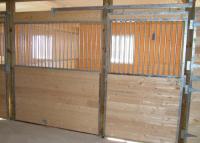 China Bamboo Panel Horse Stall Fronts Temporary Horse Stables In Galvanized for sale