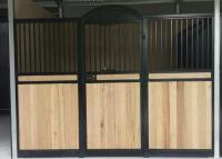 China Mini Single Horse Stall Fronts Miniature Green Painting Lifetime Warranty for sale
