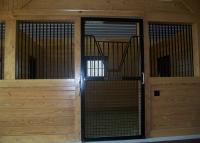 China Classic Equine Equipment horse stall front panels with sliding door for sale